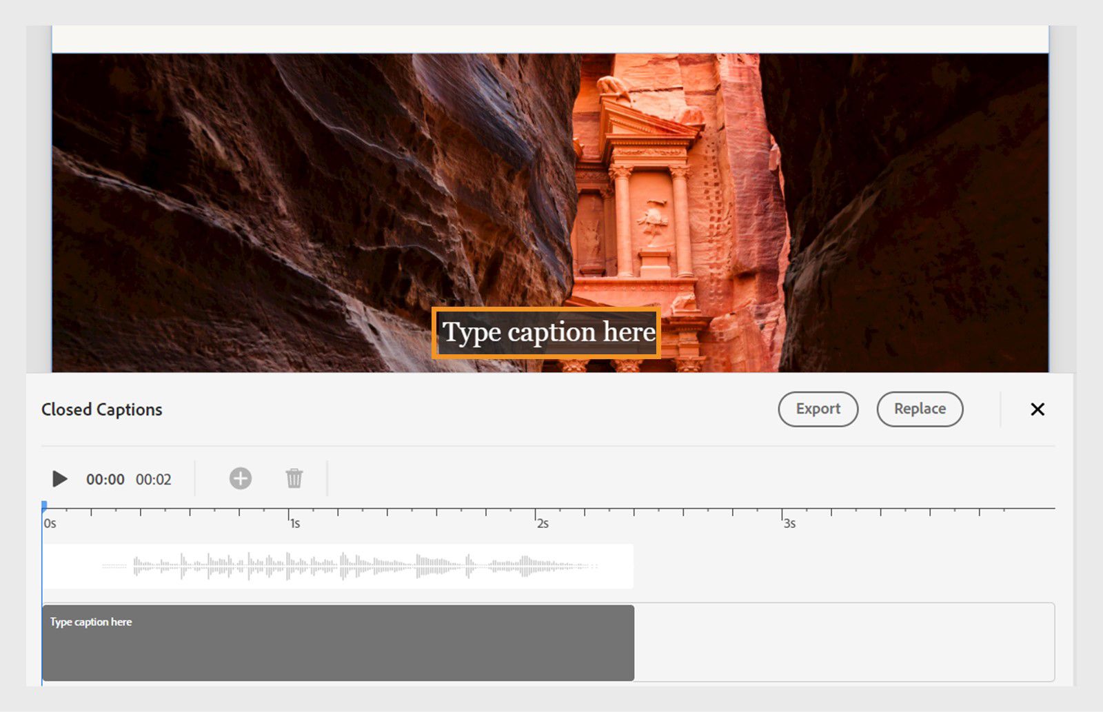 How to add and manage closed captions in Adobe Captivate